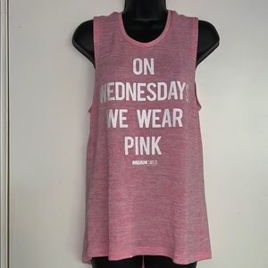 Fifth Sun | Tops | Mean Girls On Wednesday We Wear Pink Tank Large ...